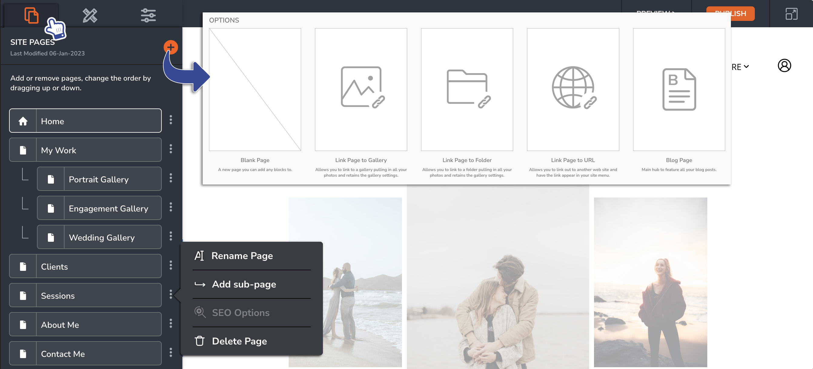 Customizing Your Website – Zenfolio