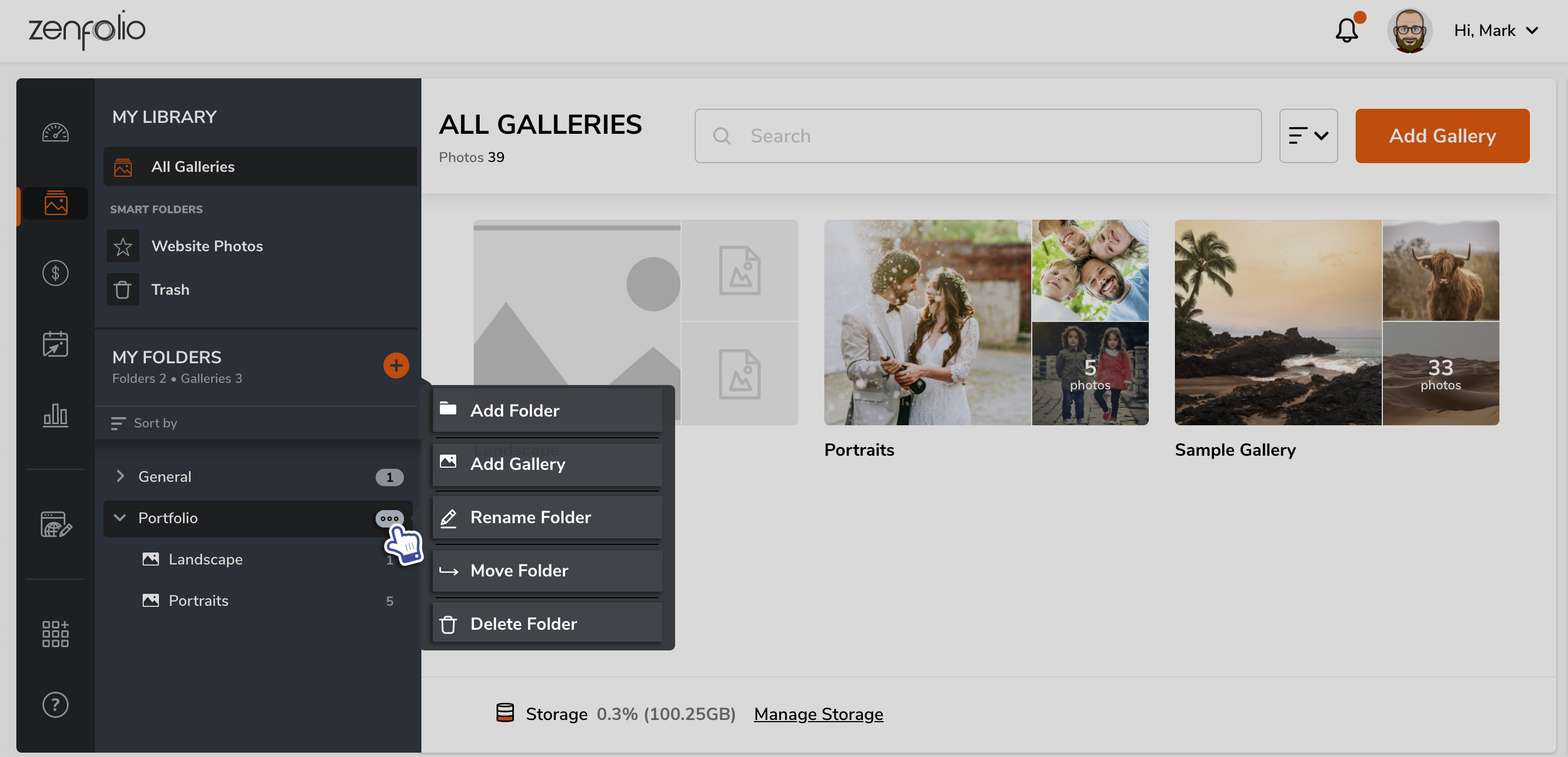 Managing and Uploading Galleries – Zenfolio