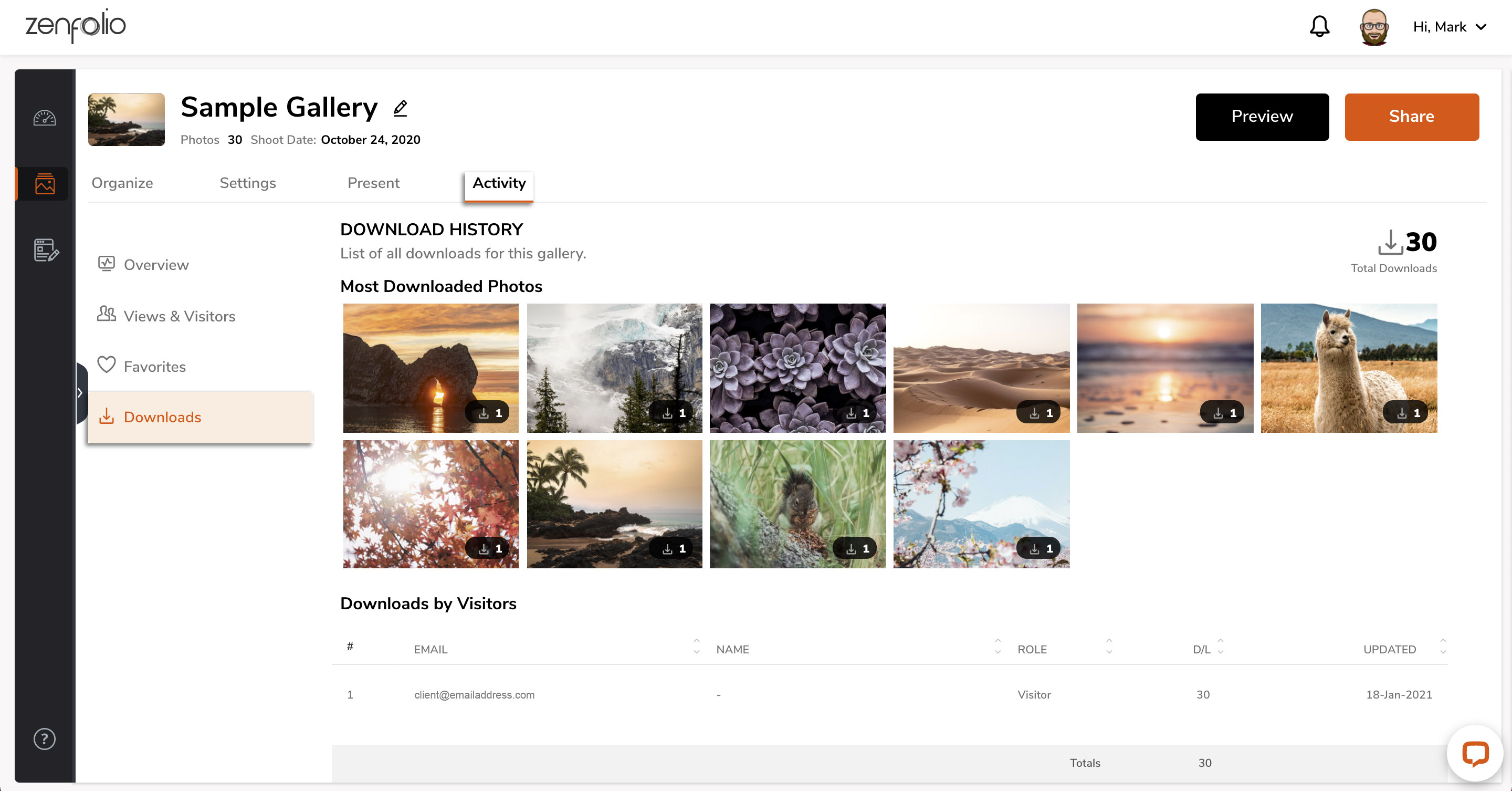 Managing and Uploading Galleries – Zenfolio