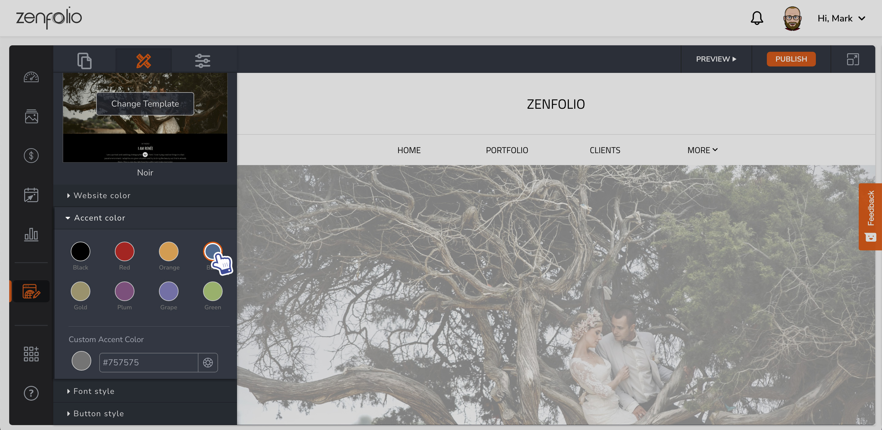 Customizing Your Website – Zenfolio