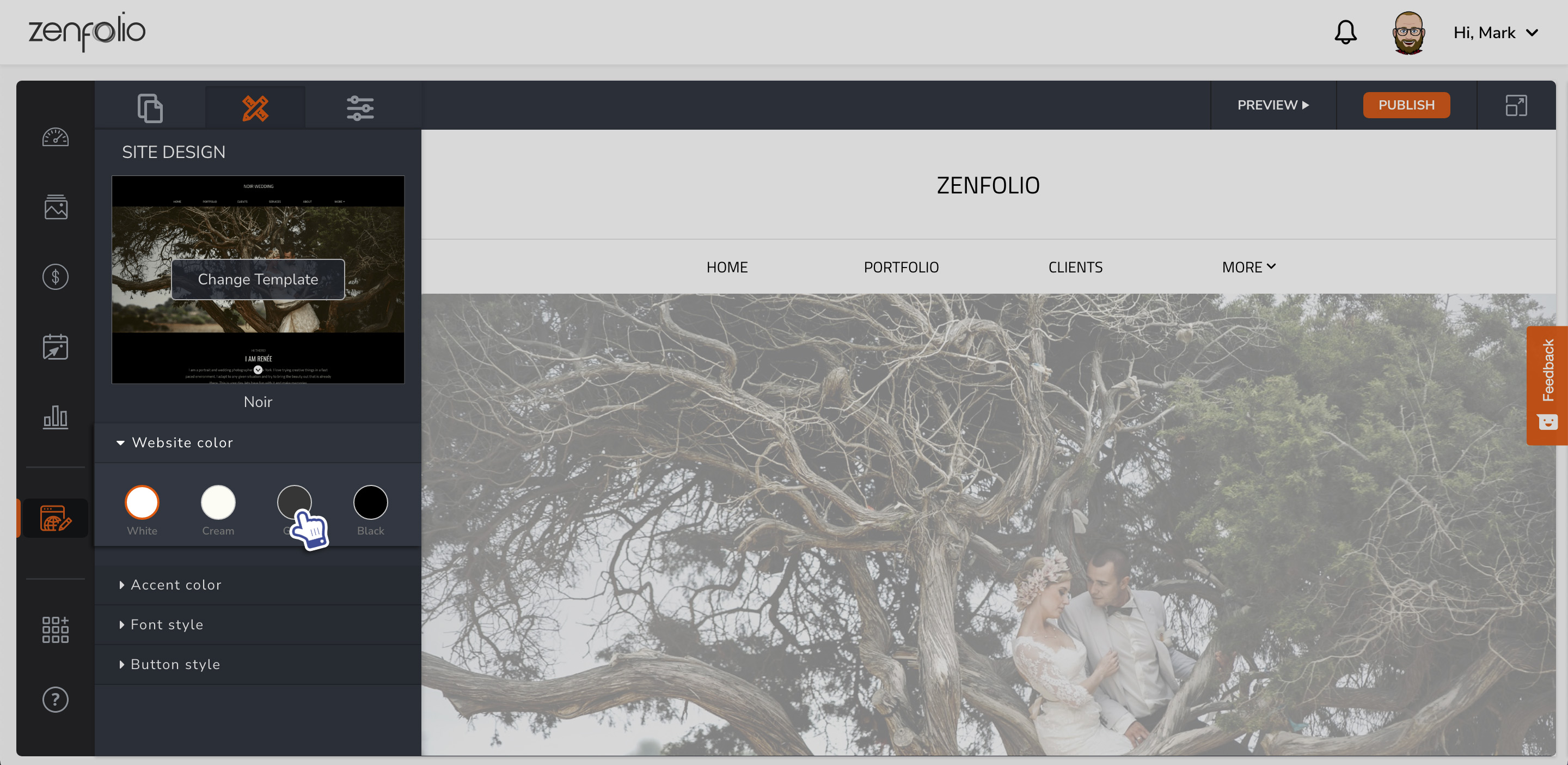 Customizing Your Website – Zenfolio