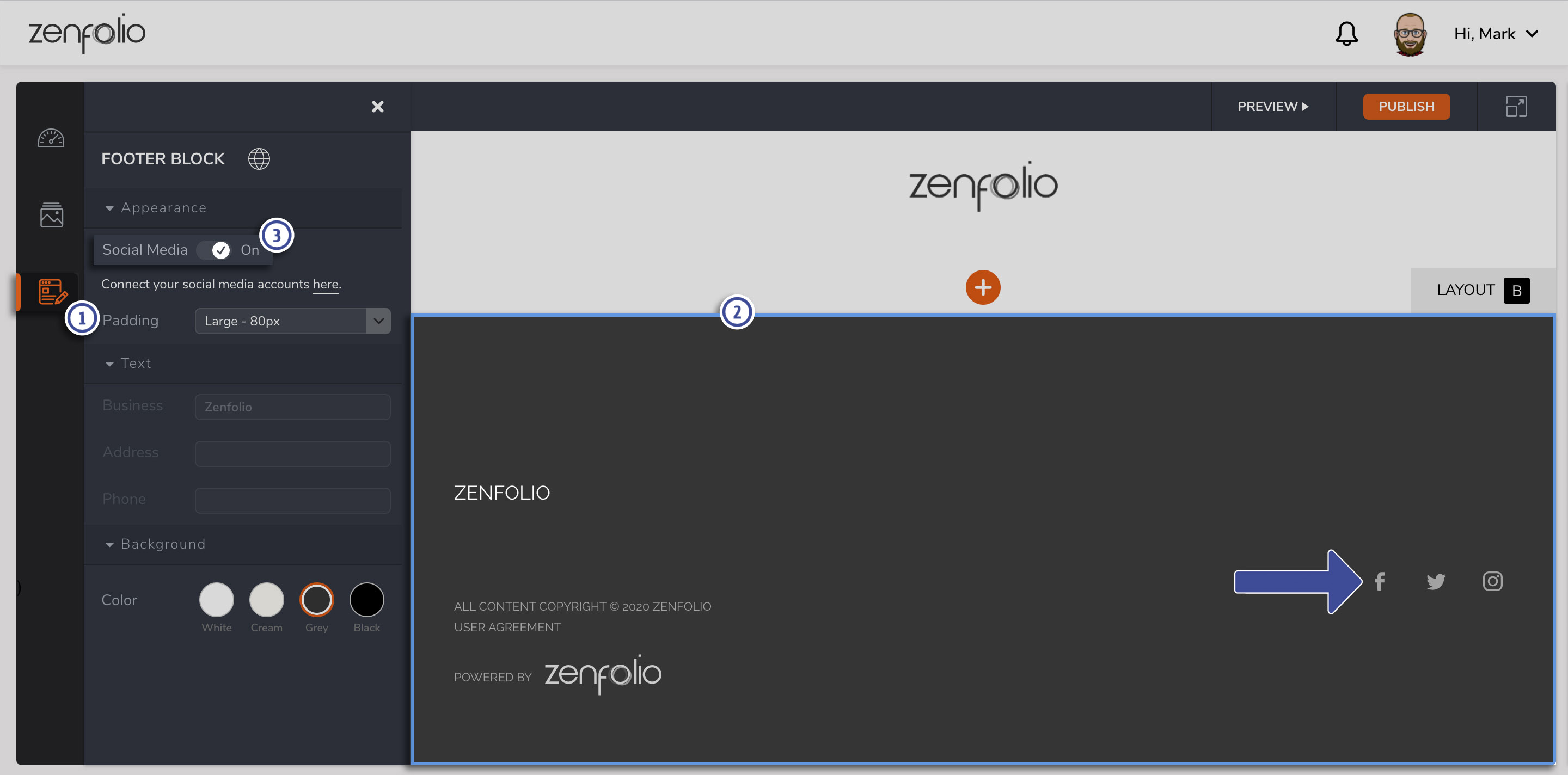 Connecting Your Social Media Accounts – Zenfolio