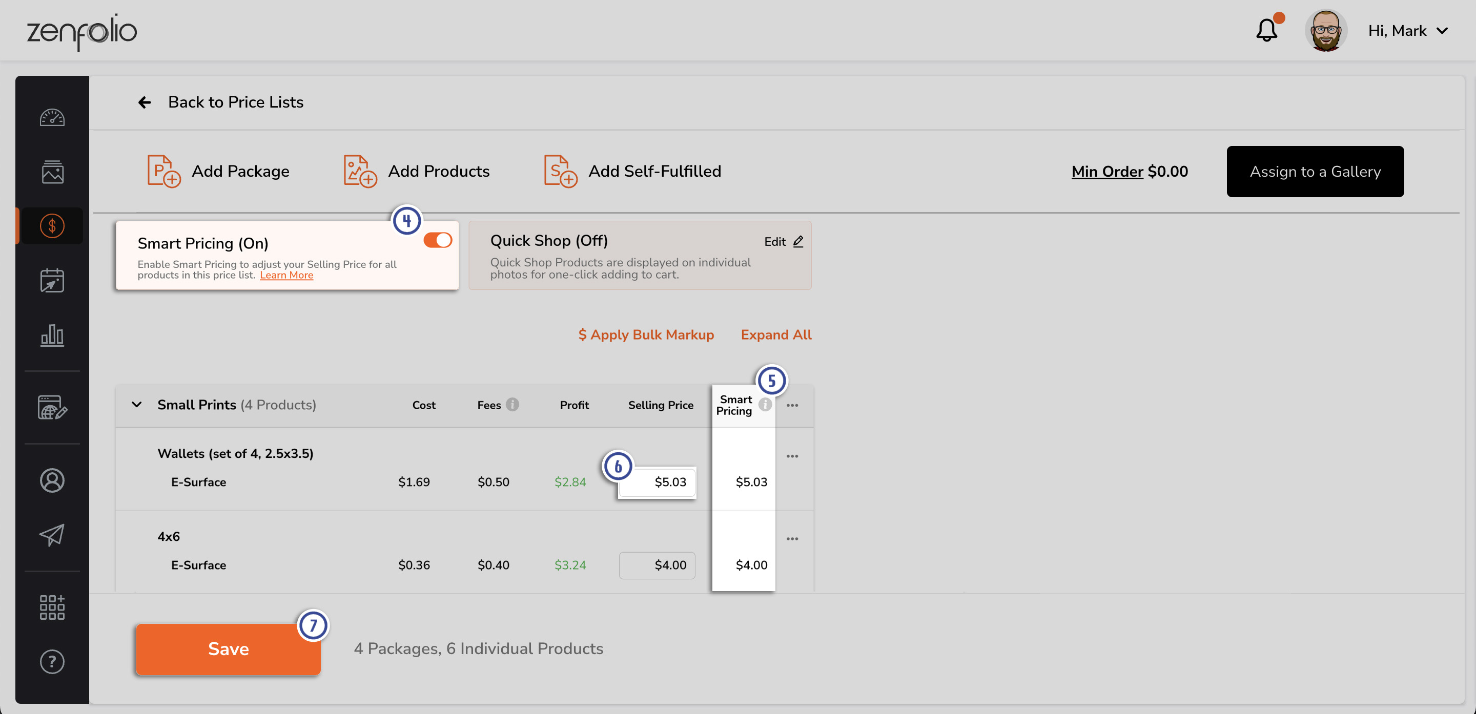 Pricing Your Products Using Smart Pricing – Zenfolio